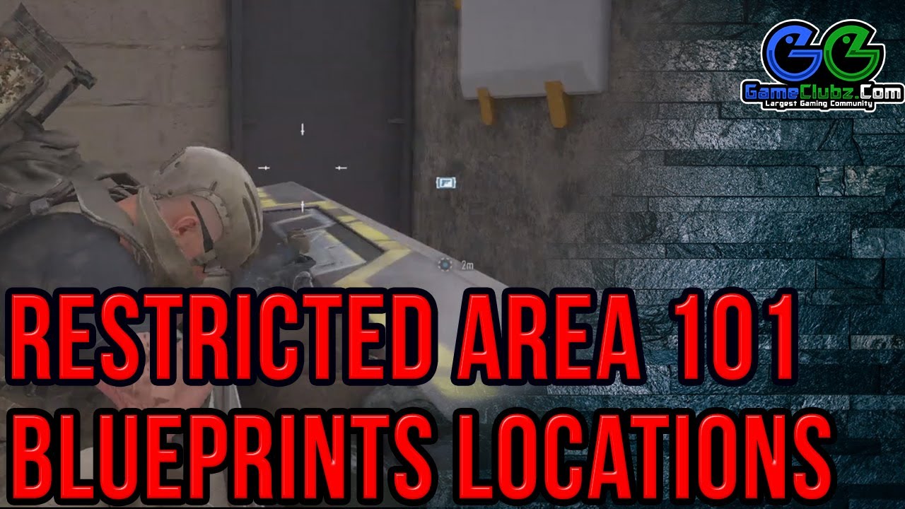 Ghost Recon Breakpoint Restricted Area 101 Blueprints | All Chests ...