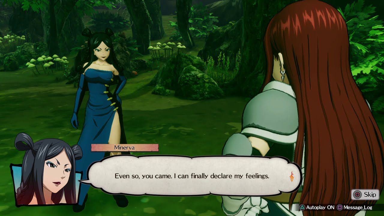 Fairy Tail Gameplay 55: Minerva Orland Confesses her Feelings to Erza ...