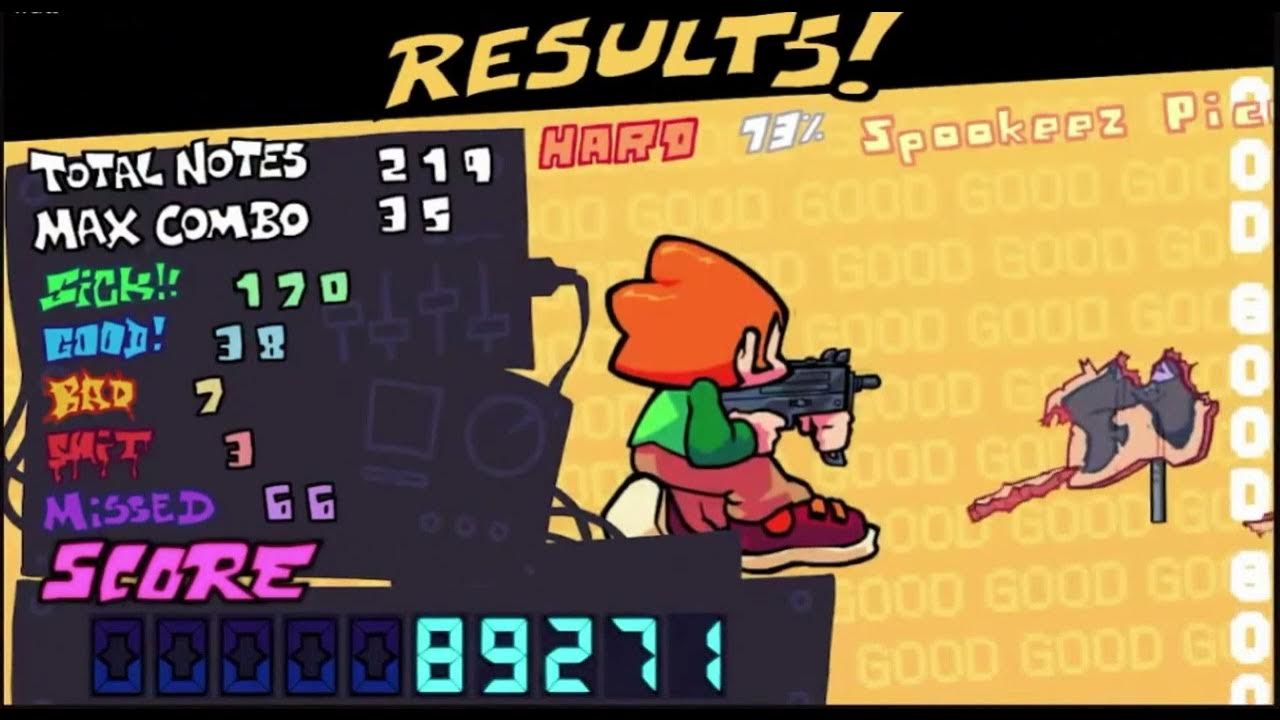 Friday Night Funkin Update - Todas Las Pantallas de Resultados de Pico - YouTube