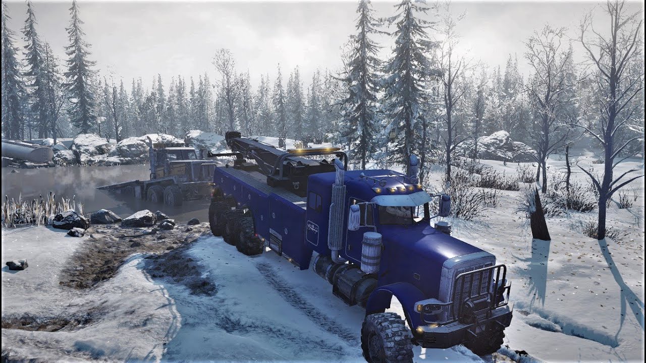 SnowRunner: Heavy Wrecker Rescue Recovery Western Star 6900 Twin Steer ...