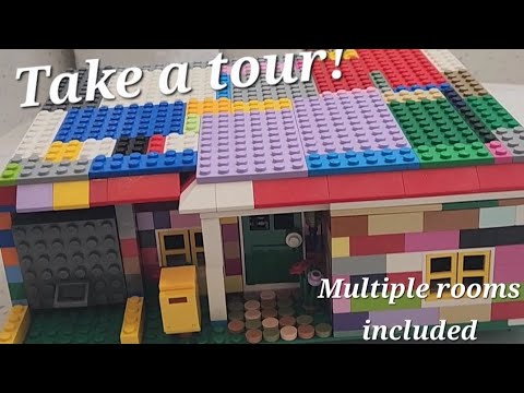 Take a tour of this real-life built lego house! - YouTube