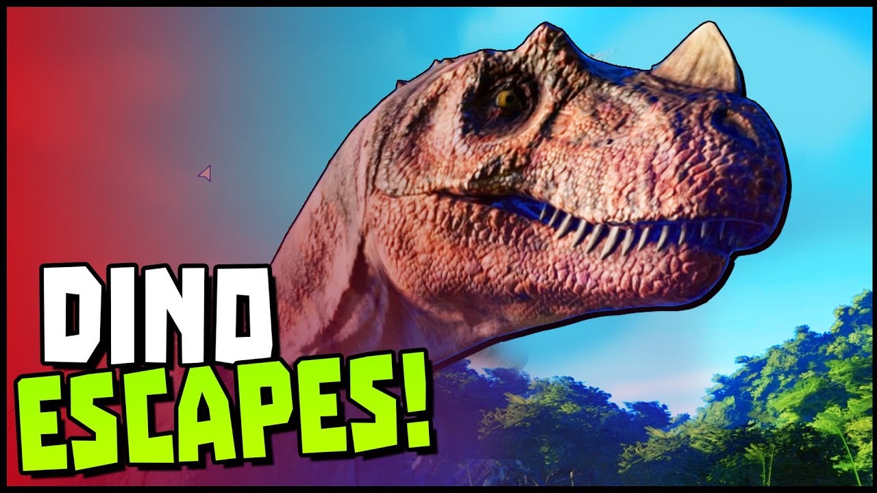 Jurassic World Evolution - DINOSAUR ESCAPES PARK! Our First Carnivore ...