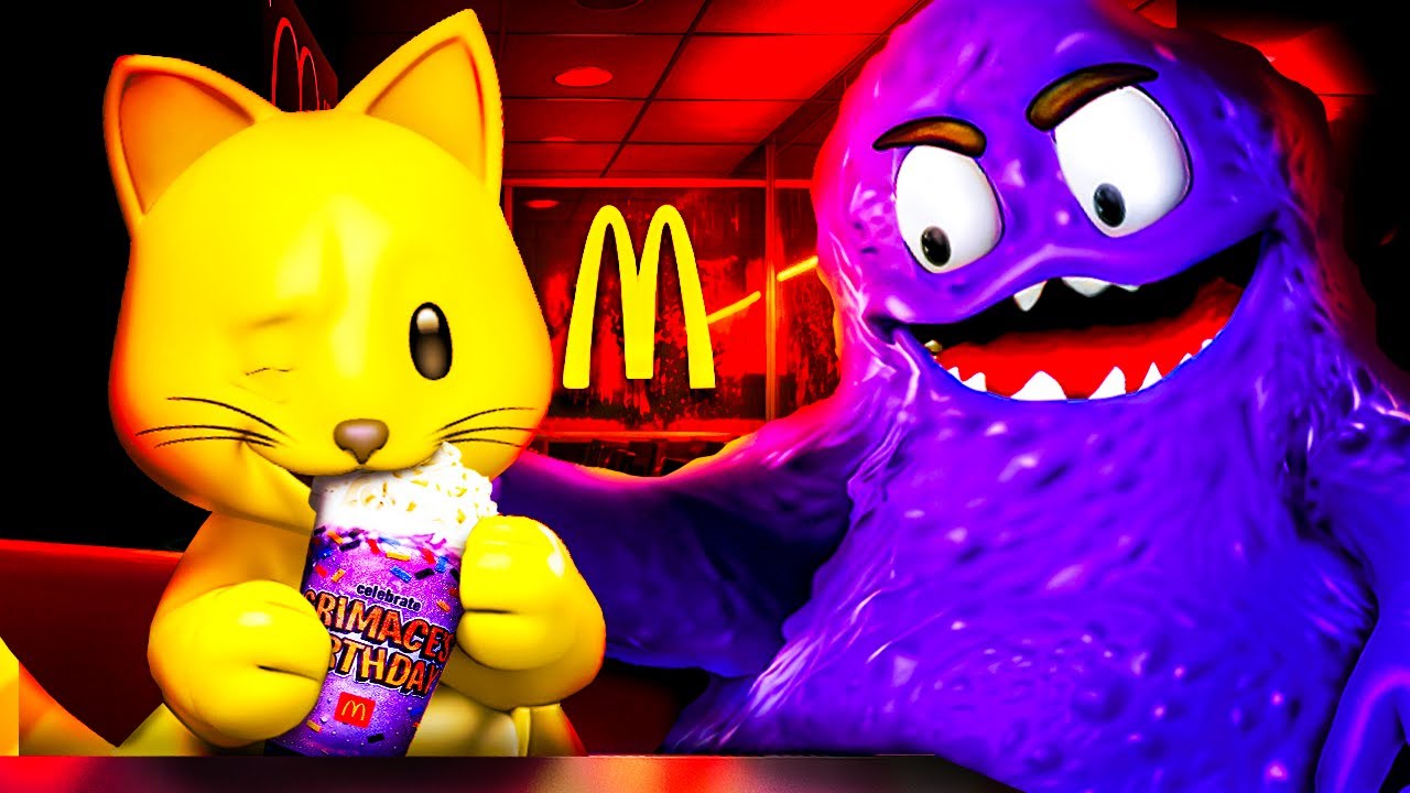 I TRIED THE GRIMACE SHAKE AGAIN IN ROBLOX GRIMACE SHAKE STORY!! (ALL ...
