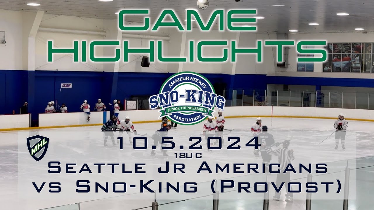 Oct 5, 2024 | MHL Game 1 | 18U C | Sno-King (Provost) @ Seattle Jr ...