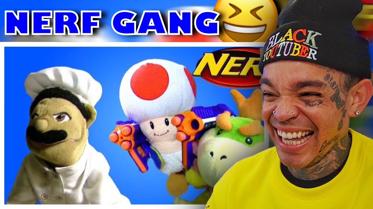 SML Movie: Bowser Junior's Nerf Gun [reaction] - YouTube