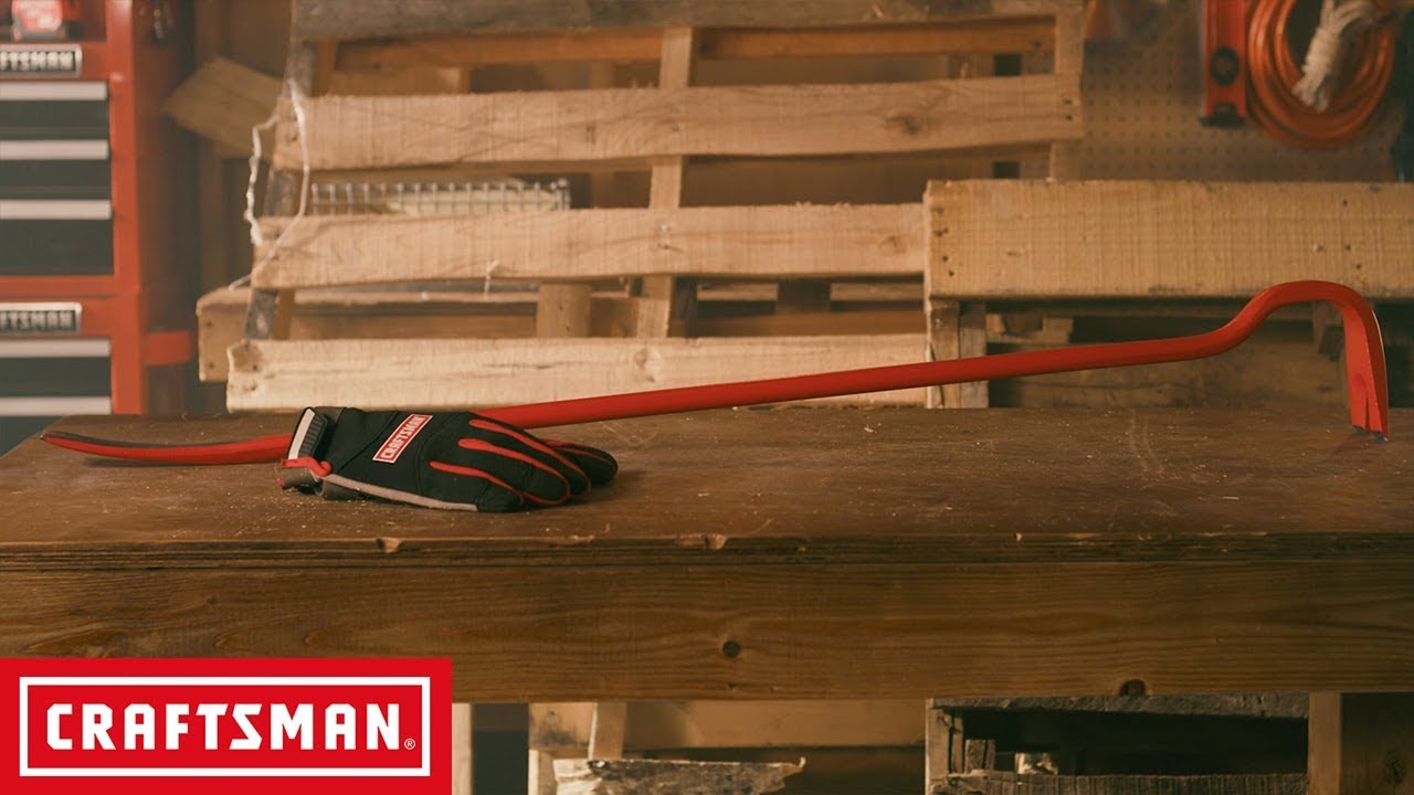 CRAFTSMAN 42-IN. Spring Steel Pry Bar | Tool Overview - YouTube