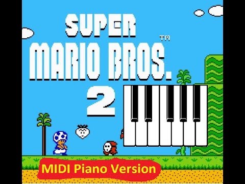 Super Mario Bros. 2 - Overworld Theme MIDI Piano Version - YouTube