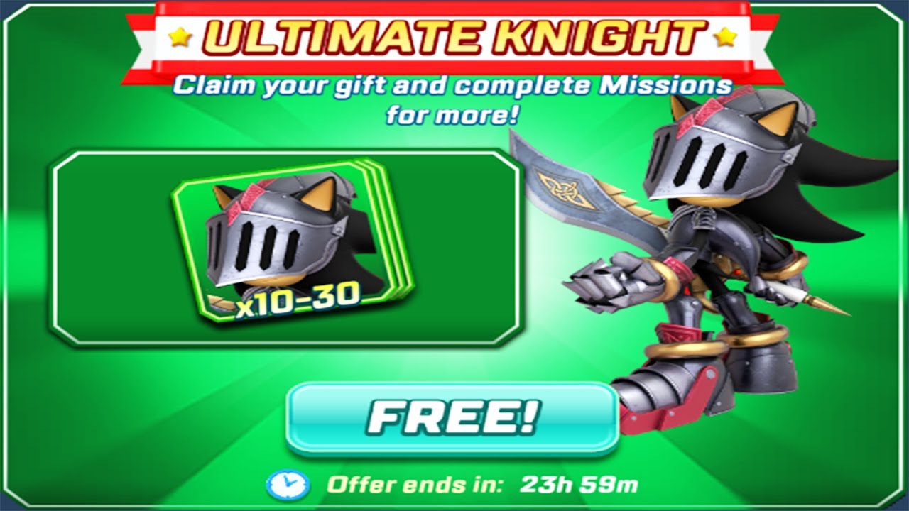 Sonic Forces - Unlimate Knight Event - New Runner Update Sir Lancelot ...