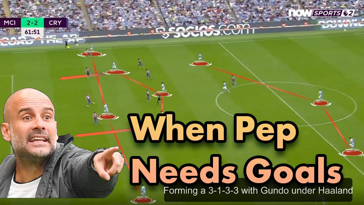Pep's Manchester City ALL-OUT ATTACK Tactics | Pep's Tactics When City ...