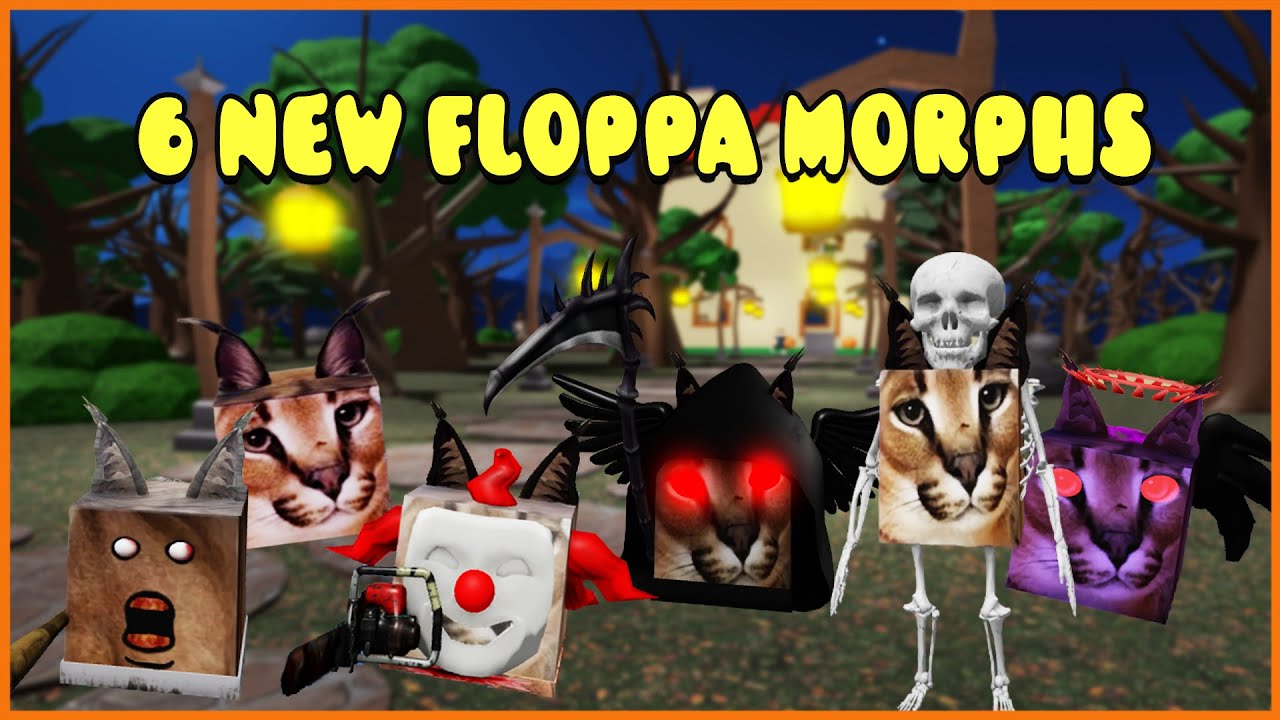HALLOWEEN UPDATE - Find The Floppa Morphs - ALL 6 NEW SKINS - ROBLOX ...