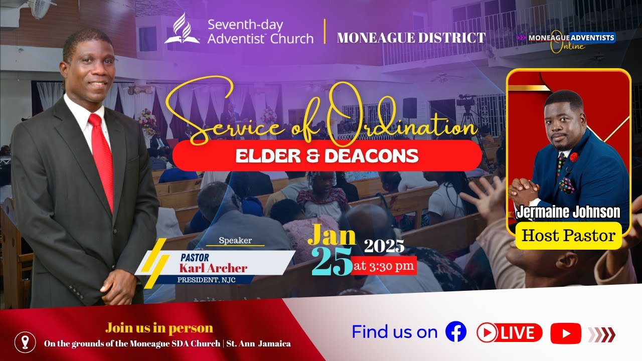 Pastor Karl Archer | Service of Ordination | Elder & Deacons | January ...