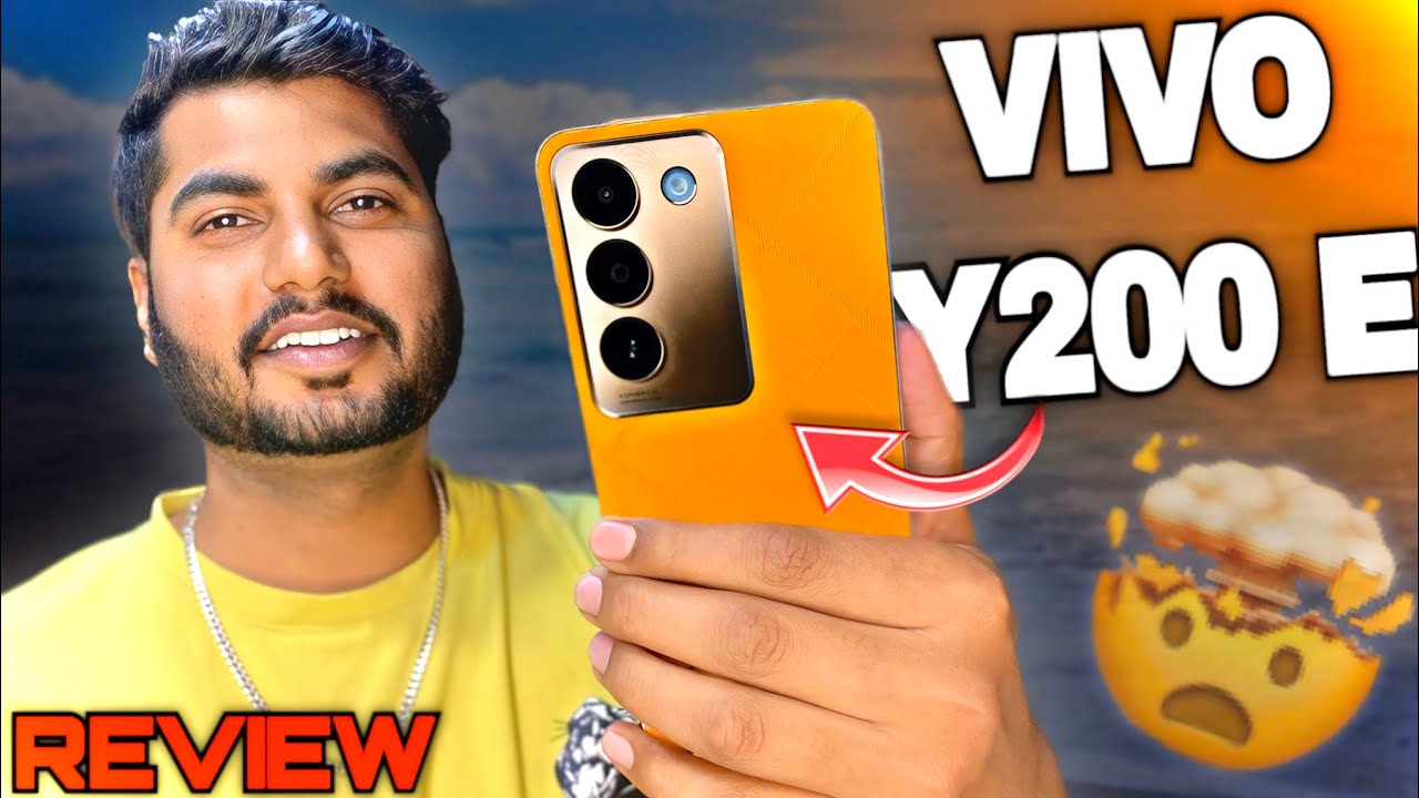 Vivo Y200e 5G Unboxing & Review Orange Color New Model 2024 India - YouTube