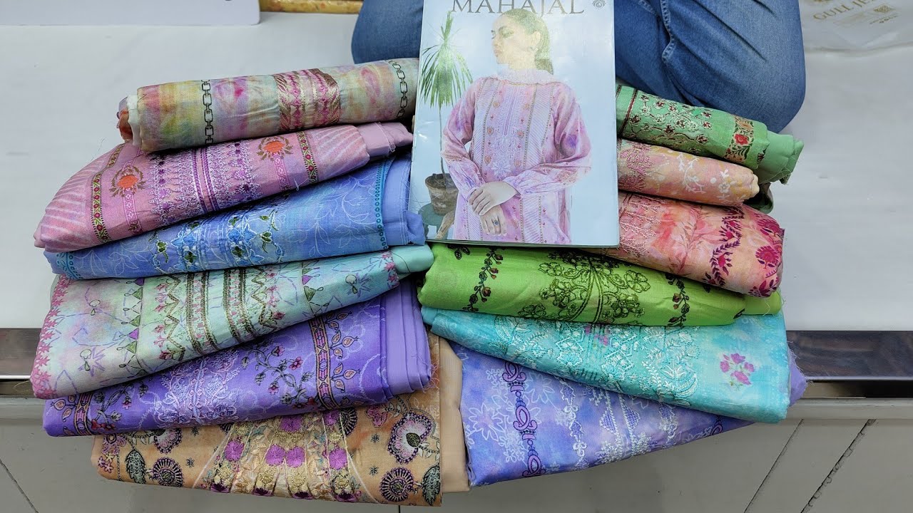 MAHAJAL by Gulji Pakistani Three piece | Cotton Designer Three Piece ...