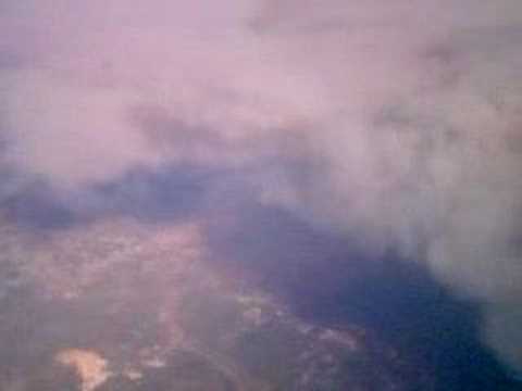 Fire in Parnitha - airplane view 1 - YouTube