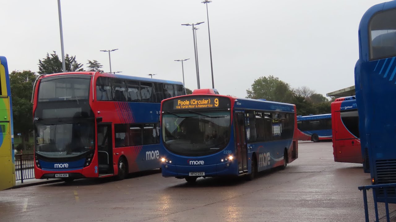 Buses in Poole 2024 - YouTube