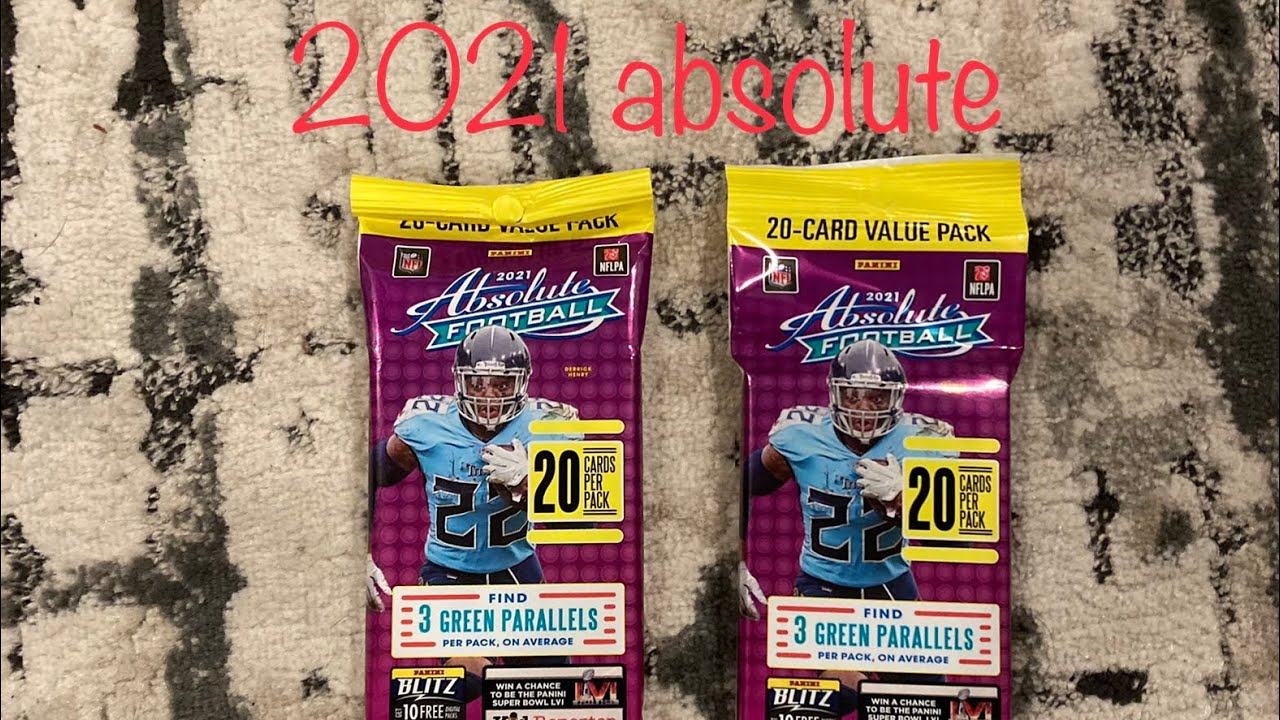 (2) 2021 absolute football value packs Kaboom hunting! - YouTube