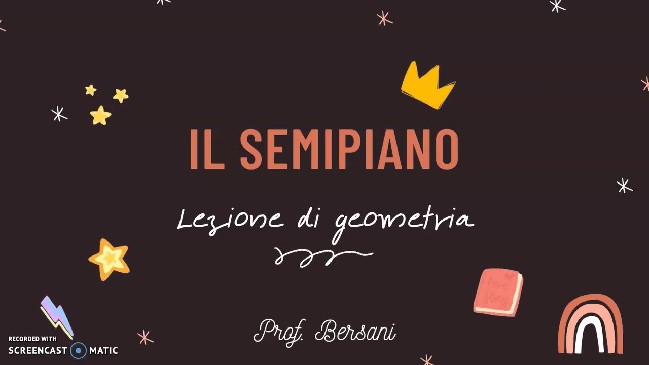 0 - Il semipiano - YouTube