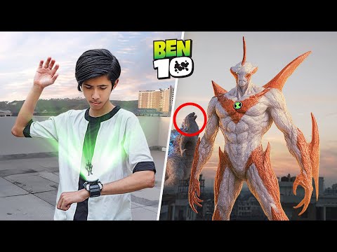 Ben 10 Way Big Transformation in Real Life! (Godzilla vs Way Big)