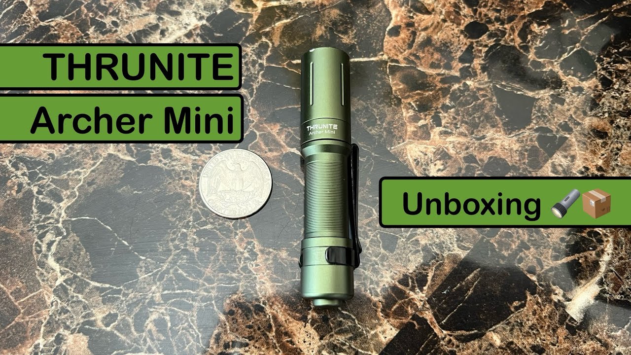 THRUNITE Archer Mini Penlight (4K Unboxing) - YouTube