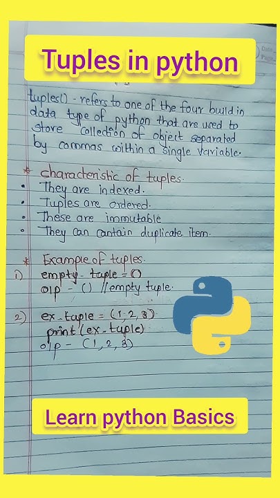 Tuples In Python Shortsfeed Shorts Python Python Programming Youtube