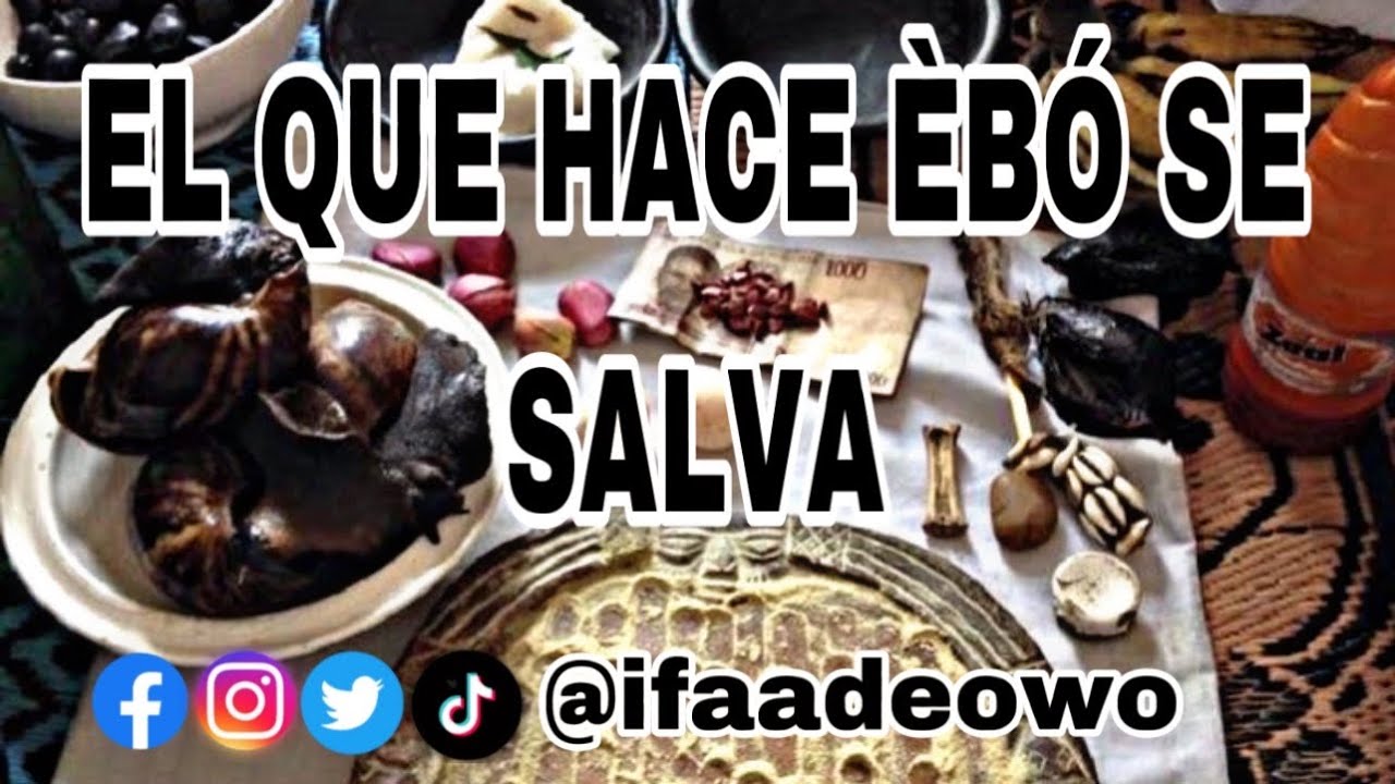QUIEN HACE ÈBÓ SE SALVA #santeria #ifa #orula #babalawo - YouTube