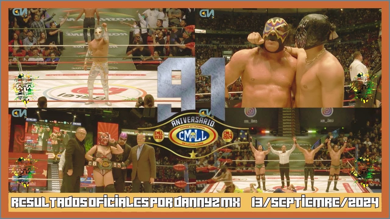 Resultados Oficiales del 91 Aniversario CMLL por dAnnYz mx (13 ...