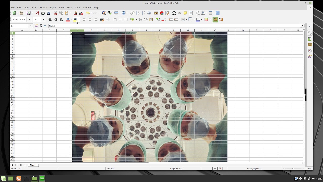 LibreOffice Calc: Background image - YouTube