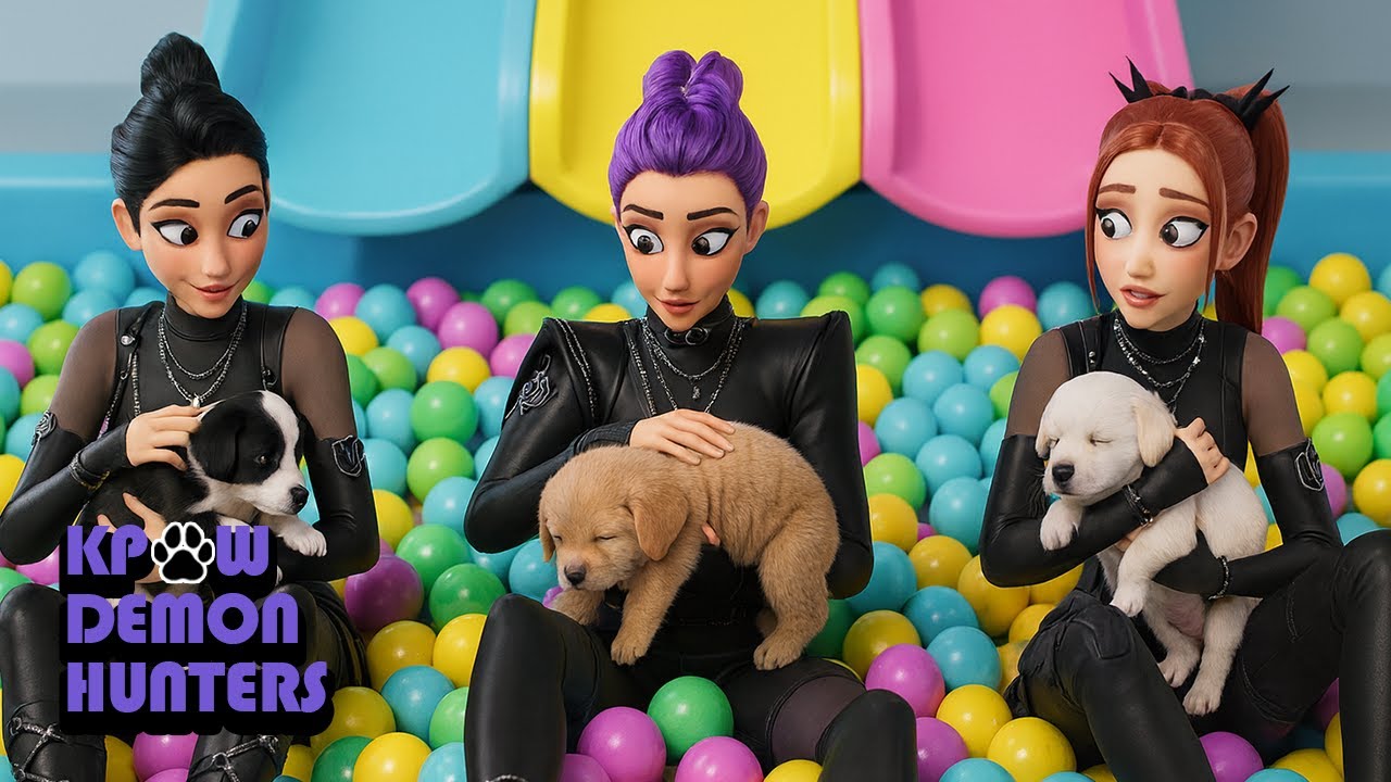 Here is Proof That Huntrix Are True Dog Lovers 🐶 | KPop Demon Hunters ...