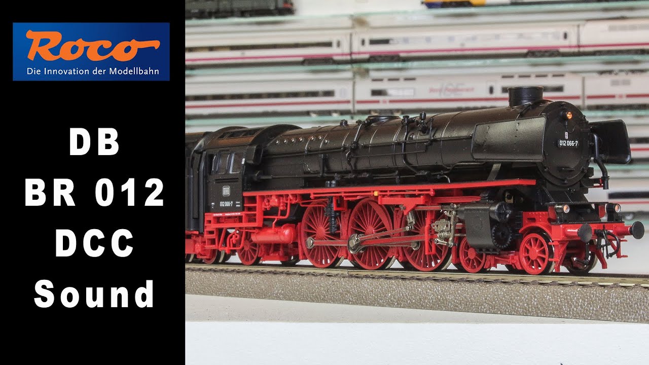 Roco 70341 DB BR 012 Stoomlocomotief DCC Sound + Winactie!!! - YouTube