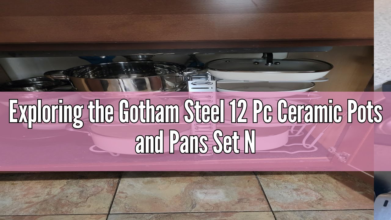 Exploring the Gotham Steel 12 Pc Ceramic Pots and Pans Set Non Stick ...
