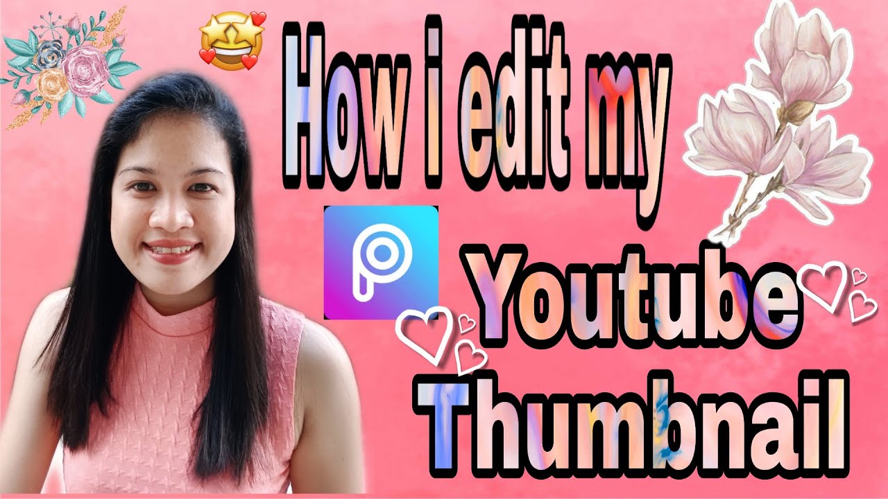 How i edit my youtube thumbnail using picsart| tutorial - YouTube