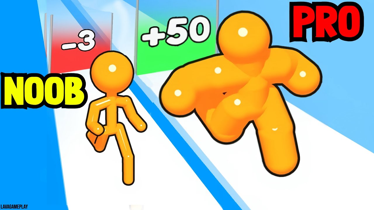NOOB vs PRO in TALL MAN RUN - YouTube