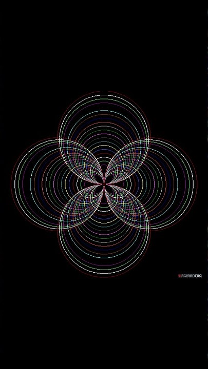 Draw Flower Using Graphics In C Language 🌼🌸🌻 #coding #shorts # ...