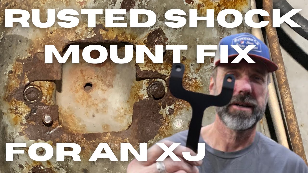 BEST Rear Shock Mount Fix For Cherokee XJ - YouTube