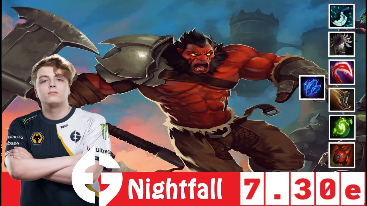 [DOTA 2] EG.Nightfall the AXE [OFFLANE] [7.30e] - YouTube
