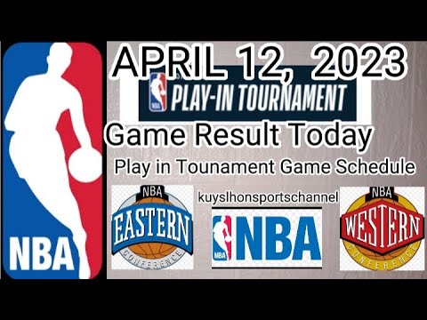 NBA Play in Tournament Game Result Today l April 12, 2023 PH TIME l Pla ...