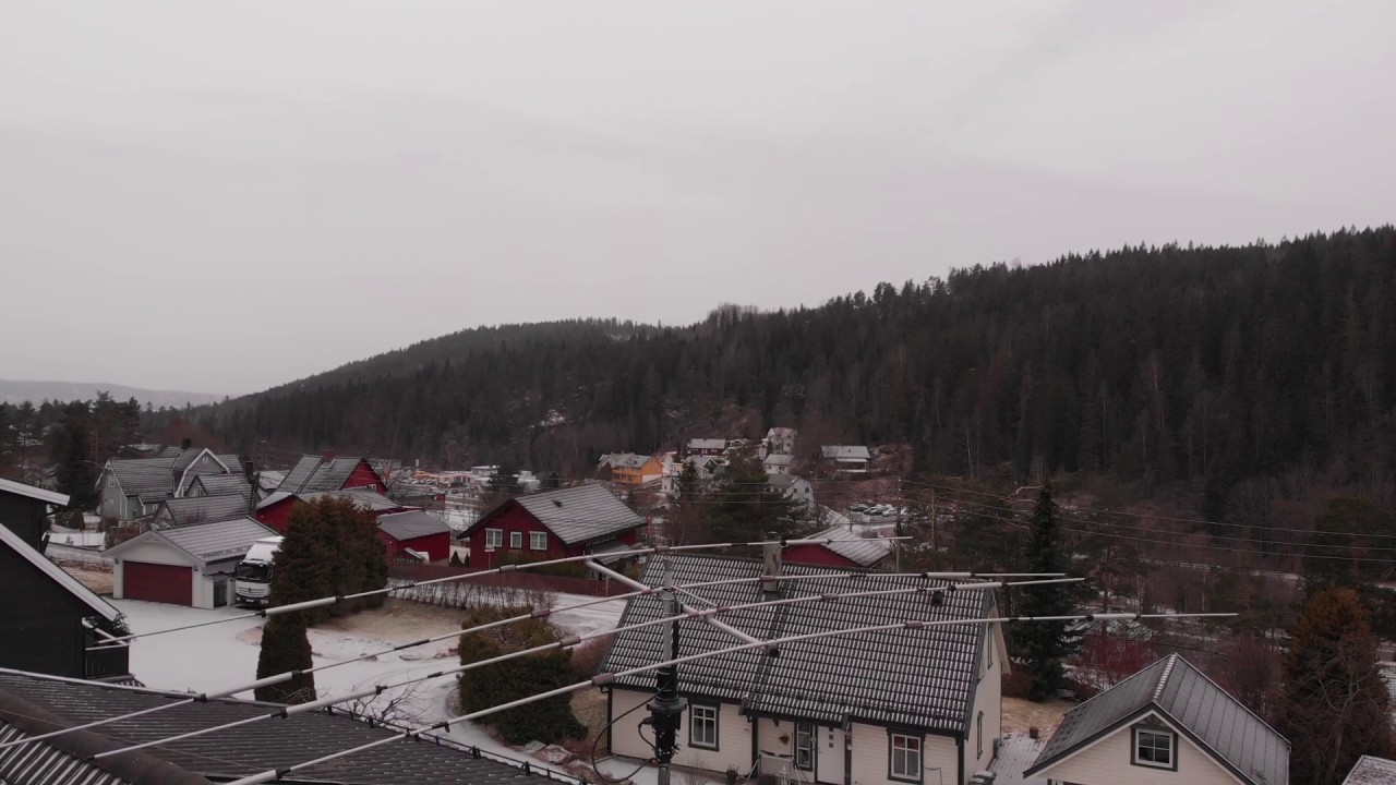 Antenna Inspection today.. Mosley Mini-33-AW with Mavic Air - YouTube