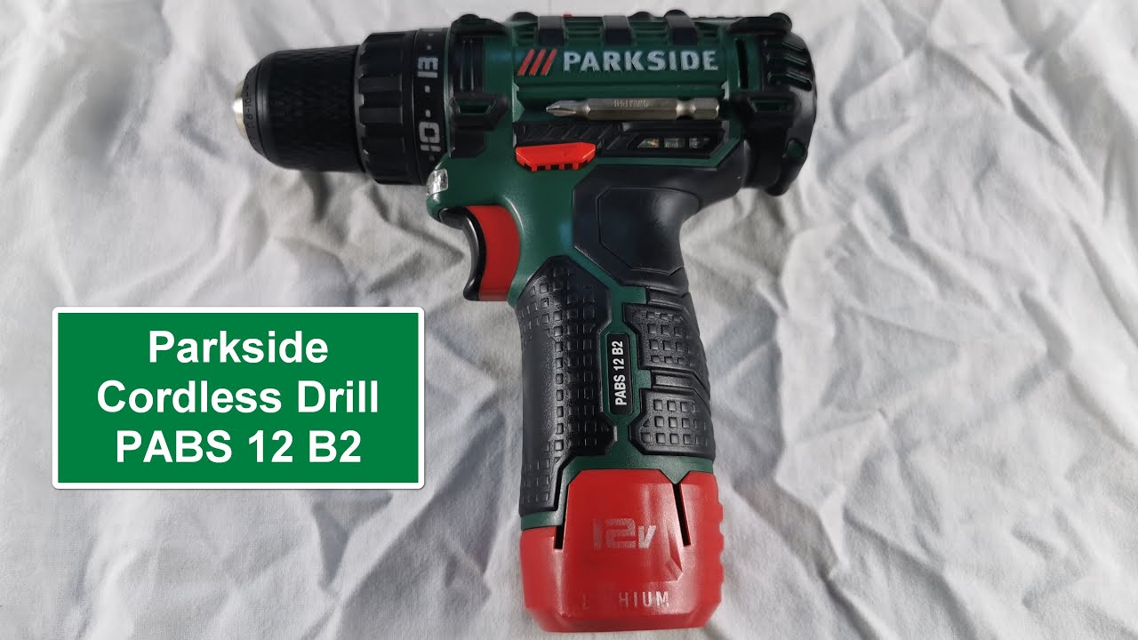 Parkside Cordless Drill PABS 12 B2 - cleaning - YouTube