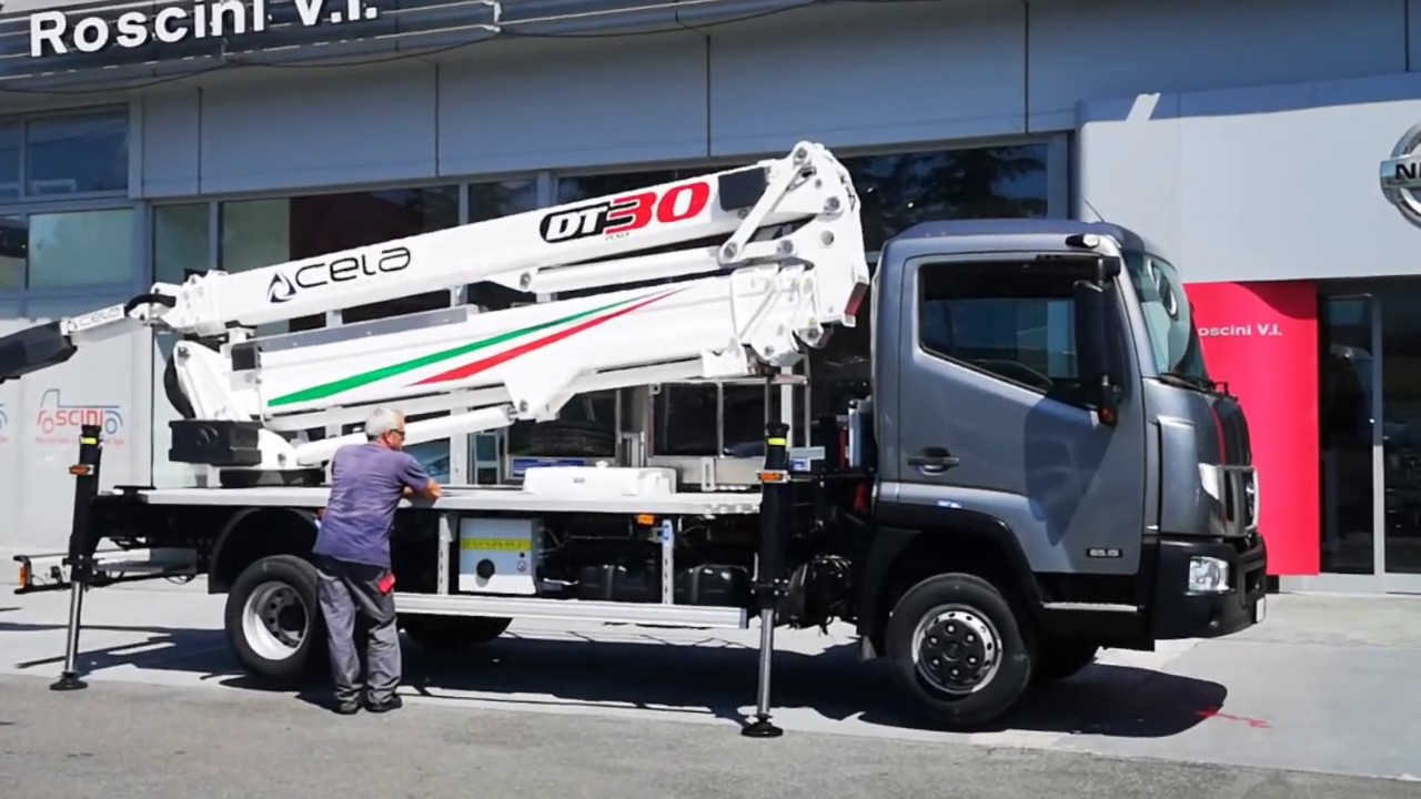 Piattaforma Aerea CELA DT30 - YouTube