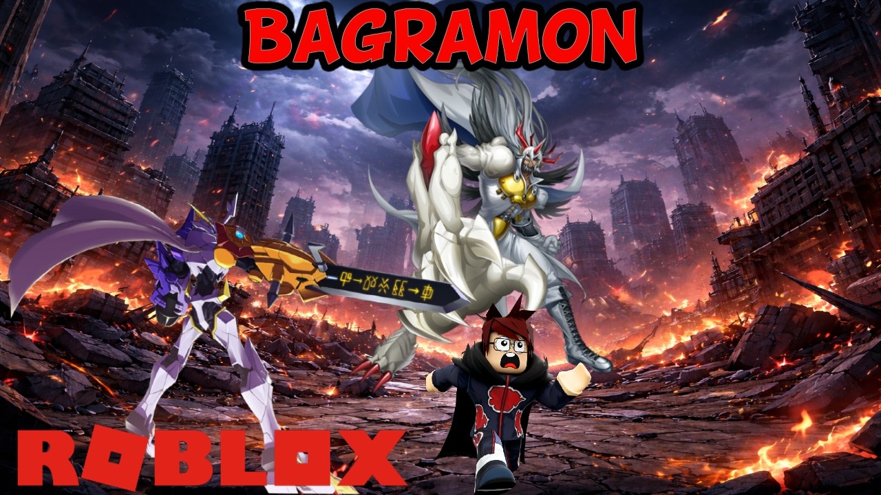 Bagramon The Strongest Digimon? Digimon Digital Monsters Roblox - YouTube