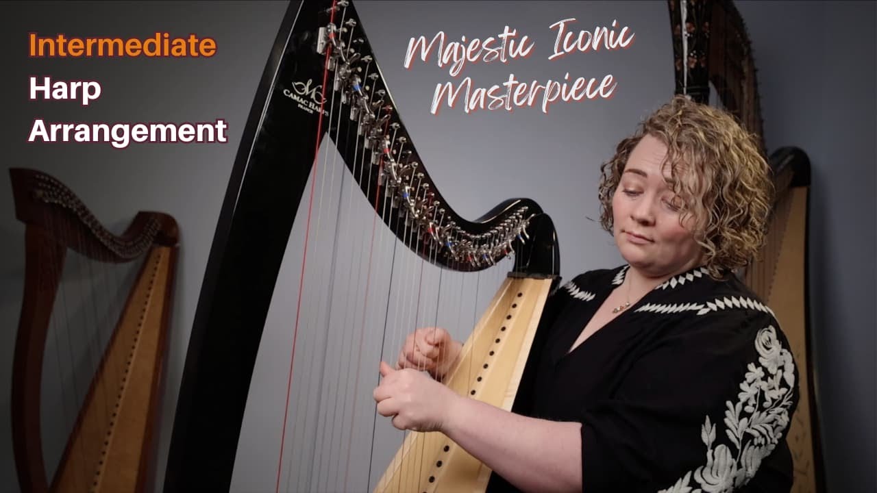 Theme From Jurassic Park - John Williams (Intermediate Harp Arrangement ...