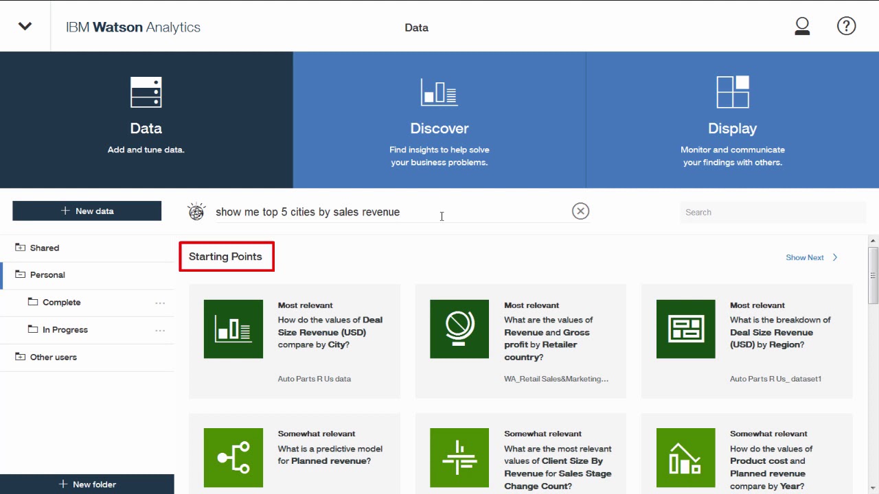 Everything You Need to Get Started with Watson Analytics - YouTube