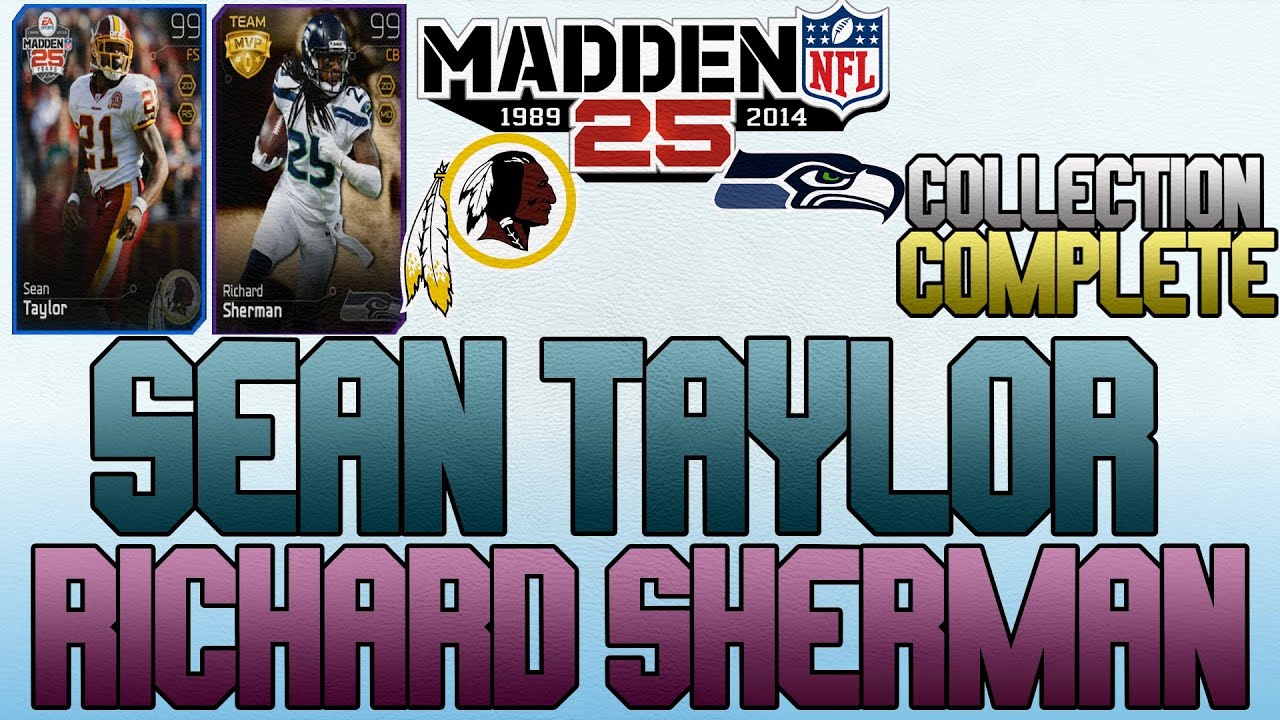 Madden 25 MUT | Ultimate Team | Sean Taylor(Madden 25) & Richard ...