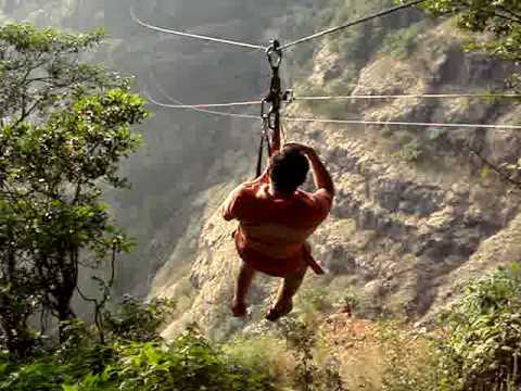 Valley Crossing at Matheran between Honeymoon Point and Louisa Point ...