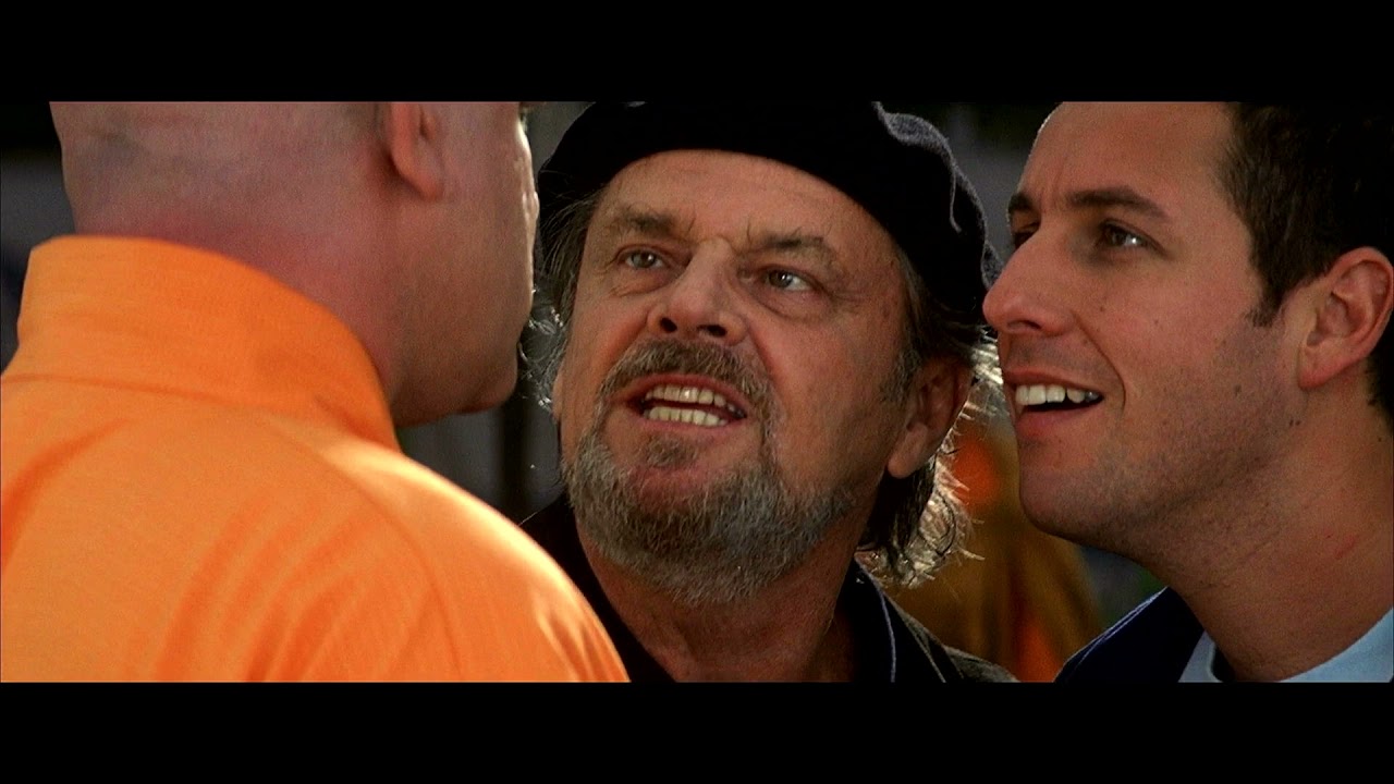 Adam Sandler Gets Pressured to Fight a Monk (Anger Management movie ...