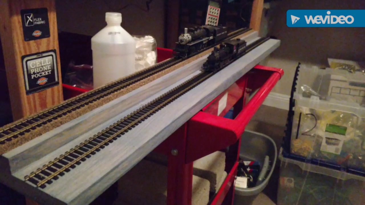 HO Railroad Display Shelves - YouTube