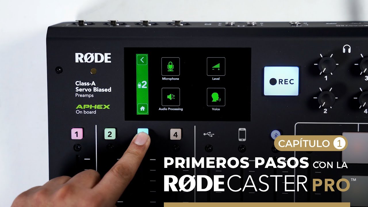 Primeros pasos con la RØDECaster Pro - YouTube