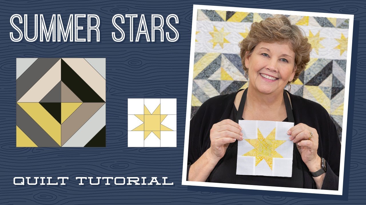 Make a "Summer Stars" Picnic Quilt with Jenny Doan of Missouri Star ...