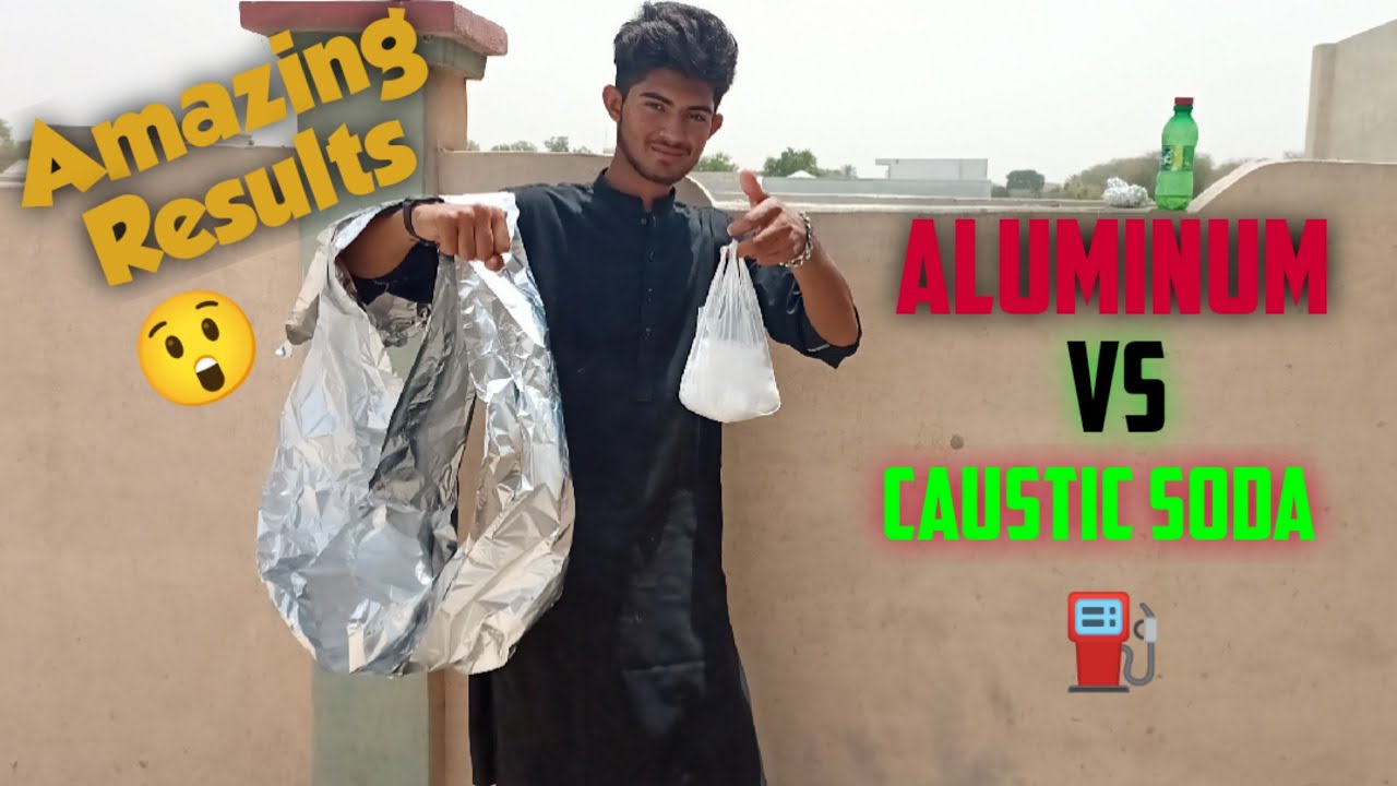 Aluminium VS Caustic Soda Reaction || Amazing Results || New Experiment ...