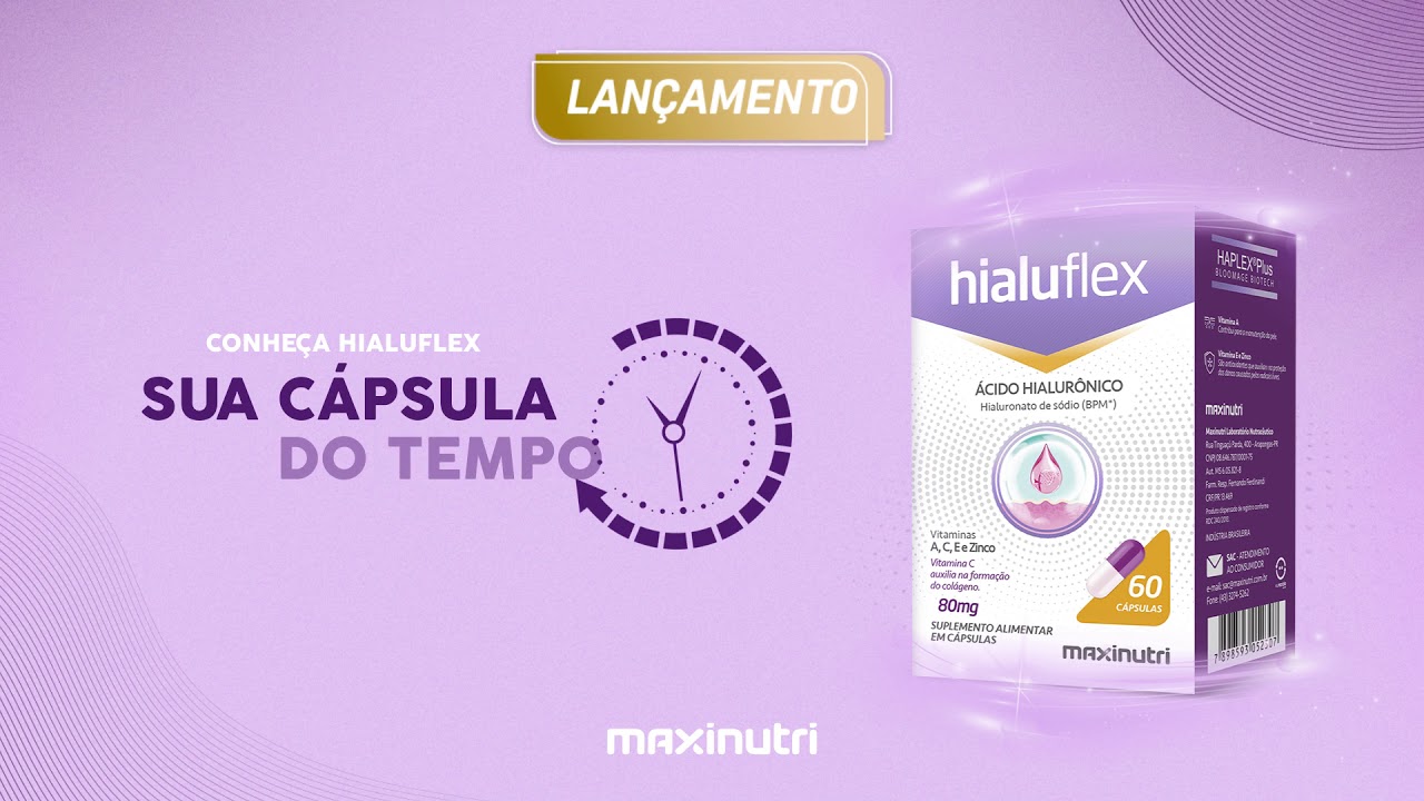 1° Ácido Hialurônico em Cápsulas do Brasil HIALUFLEX - YouTube